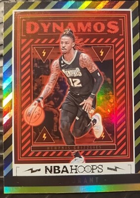 2023-24 Panini NBA Hoops Ja Morant Impulse Parallel Dynamos Insert #12 ...