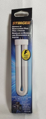 Stinger Insect Zapper Replacement Bulb 15 Watt UV Light fits FP15, TZ15 ...