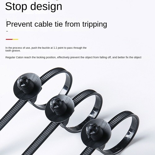 20pcs Self Locking Nylon Cable Ties Wrap Cable Fixed Fastener Clips ...