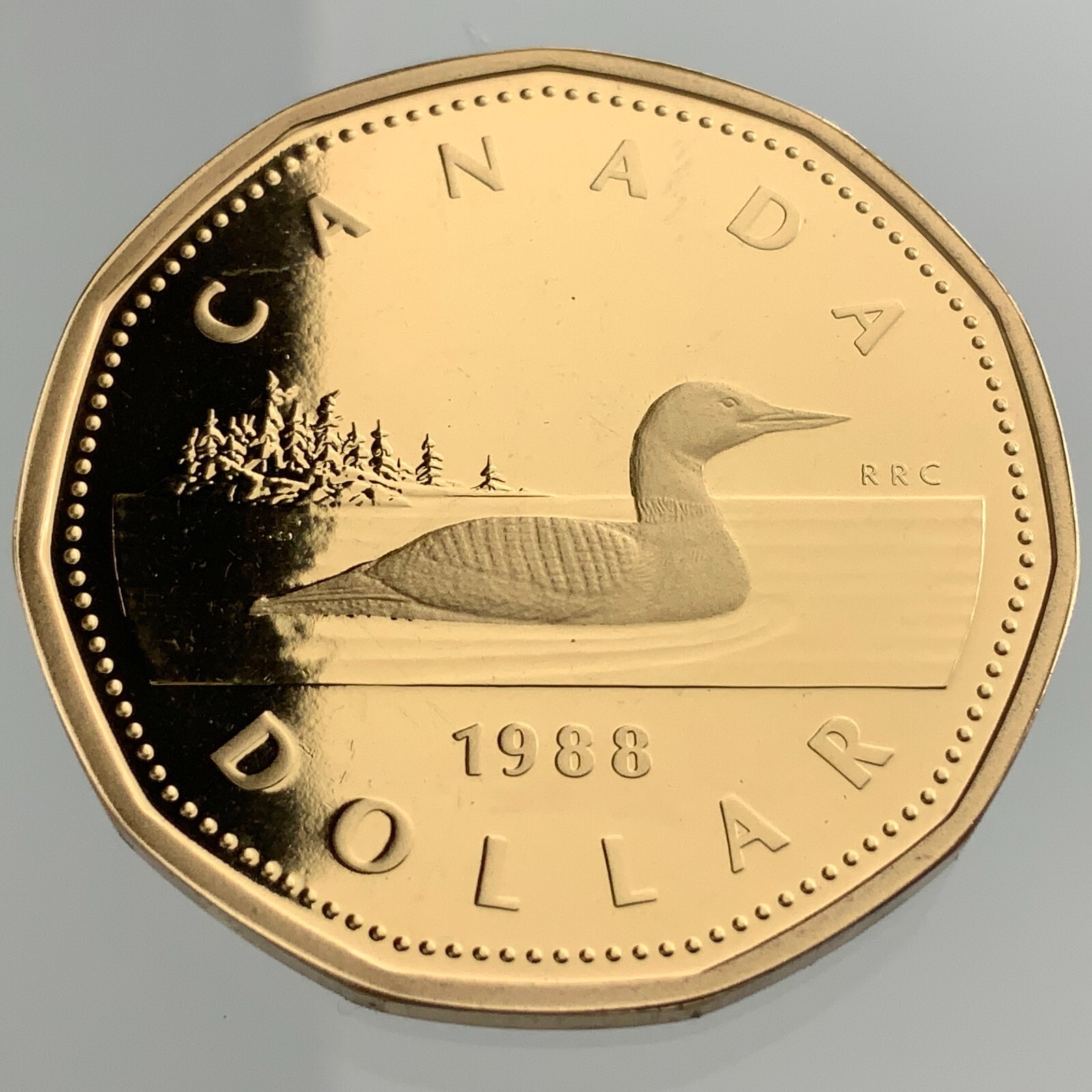 1988 Proof Canada One 1 Dollar Loonie KM#157 Uncirculated Coin GG322 | eBay