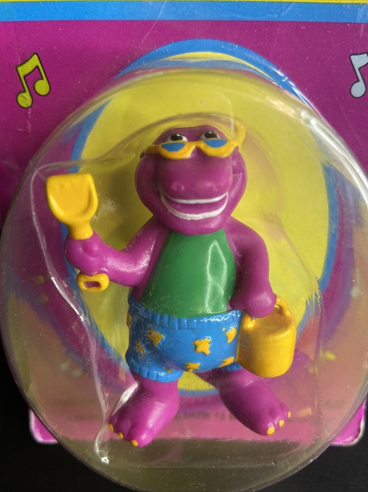 Vintage Barney Beach/Pool Party Cake Decorator Party Favor Figurine ...