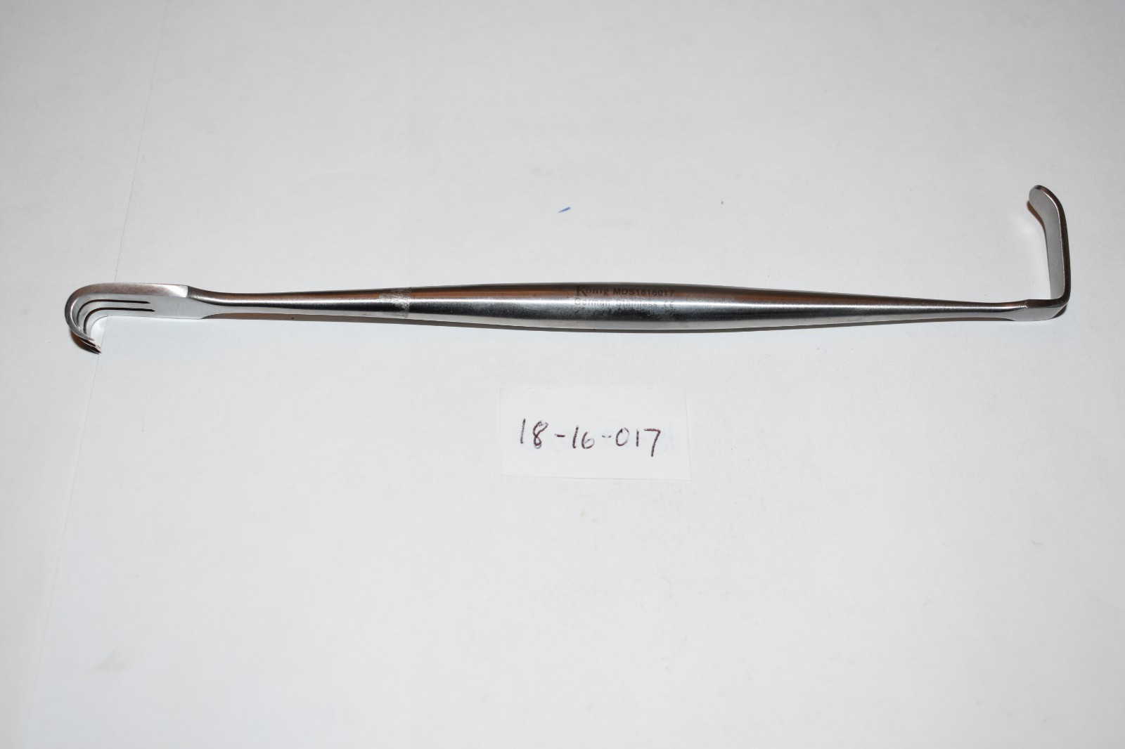 MDS1816017 1 PC KONIG RETRACTOR 6.25" 3 PRONG SHARP BLADE 6MM & 9X10MM ...