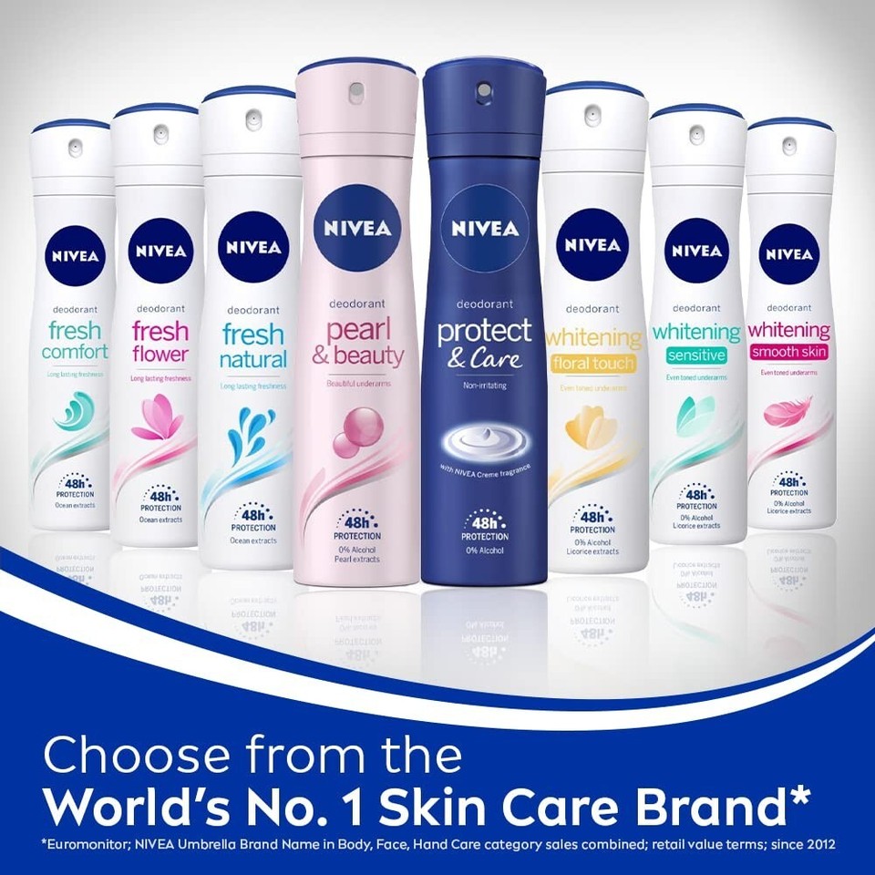 Nivea Deodorant, Fresh Flower for Women, 150ml | eBay