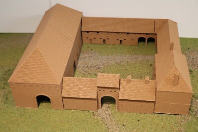 Papelotte Farm Houses Barns Buildings+ Wargaming 1815 Napoleonic 15mm ...