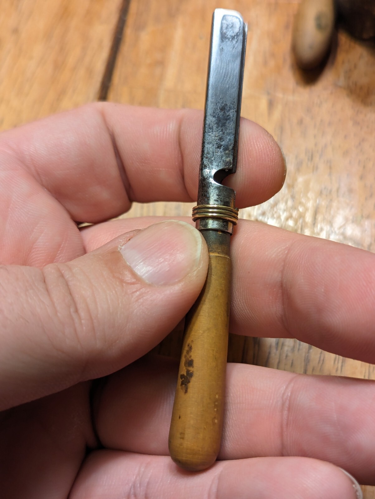 Very Rare 1880 Kampfe Bros HR-1A Safety Razor With Blade, Tin ...