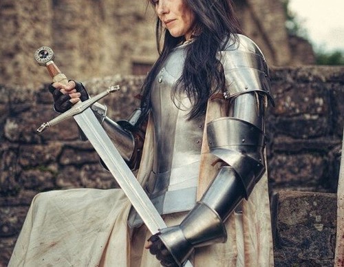 Médiévale Demi Armor Suit Bataille Guerre Historique Larp Réplica Lady ...