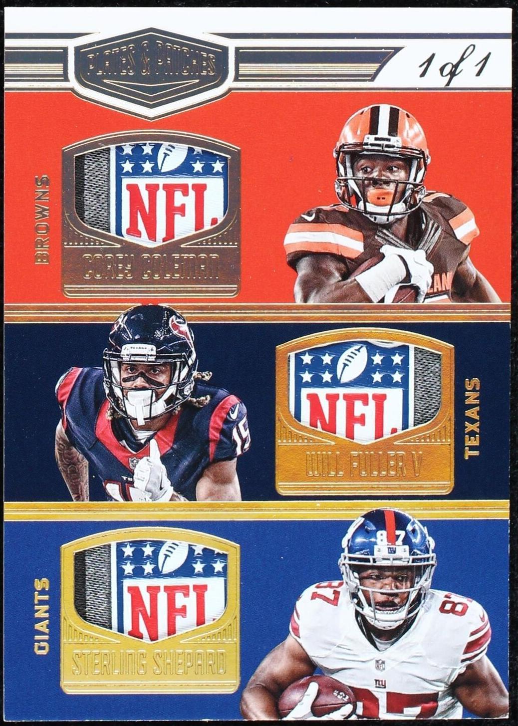 2016 Panini Plates & Patches - Rookie Triple Combo Materials Sterling ...