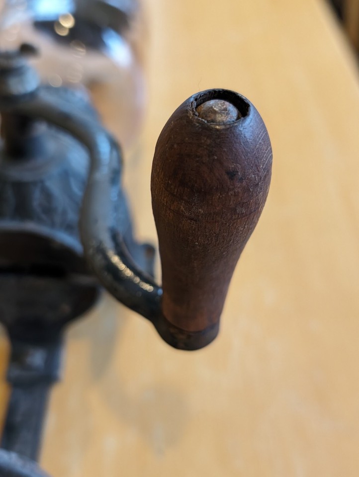 Arcade Crystal # 3 Wall Mount Cast Iron Coffee Grinder Original Parts ...