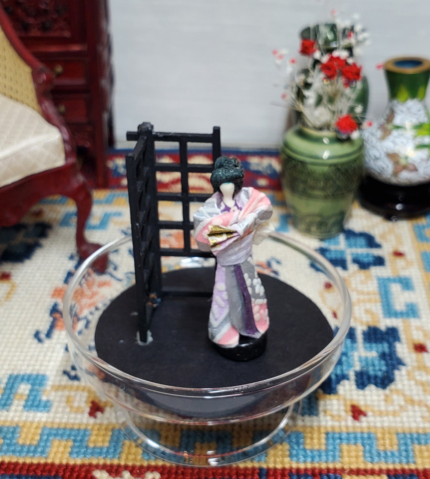 Miniature Dollhouse Japanese Geisha Art Doll By Alice Zinn | eBay