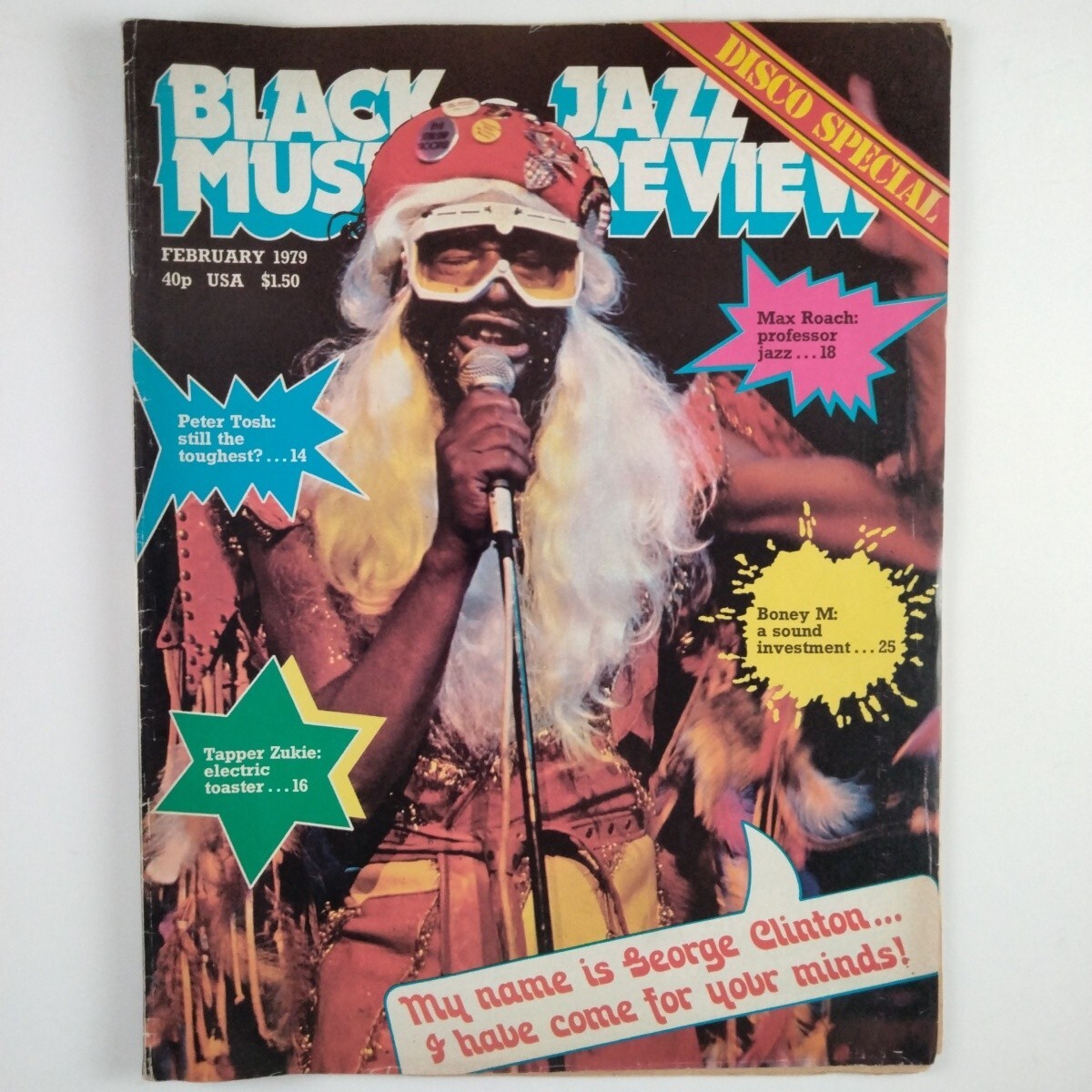 black jazz music review Magazine 1979 George Clinton Parliament ...