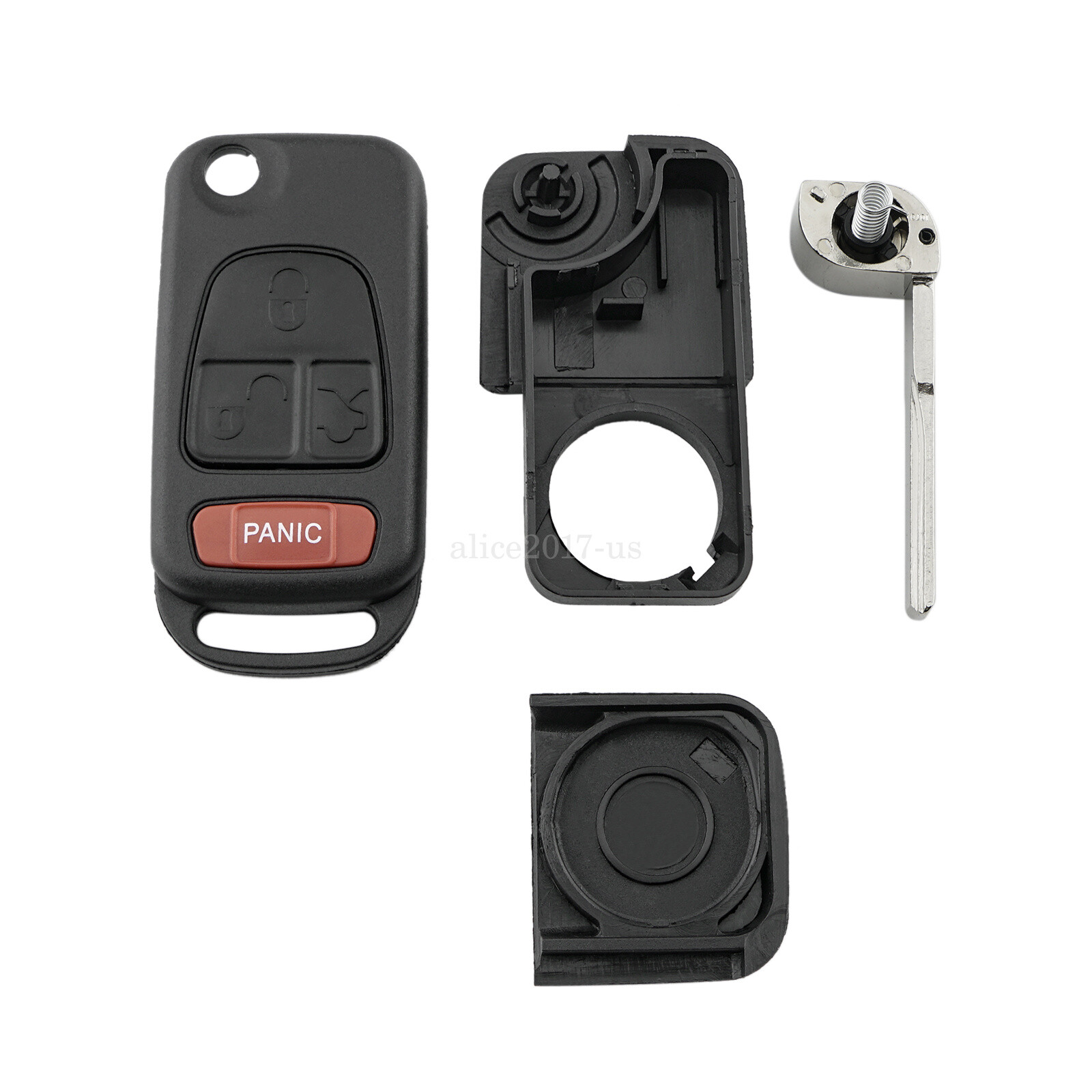 2 For 2003 2004 2005 Mercedes Benz ML350 Keyless Remote Fob Flip Key ...