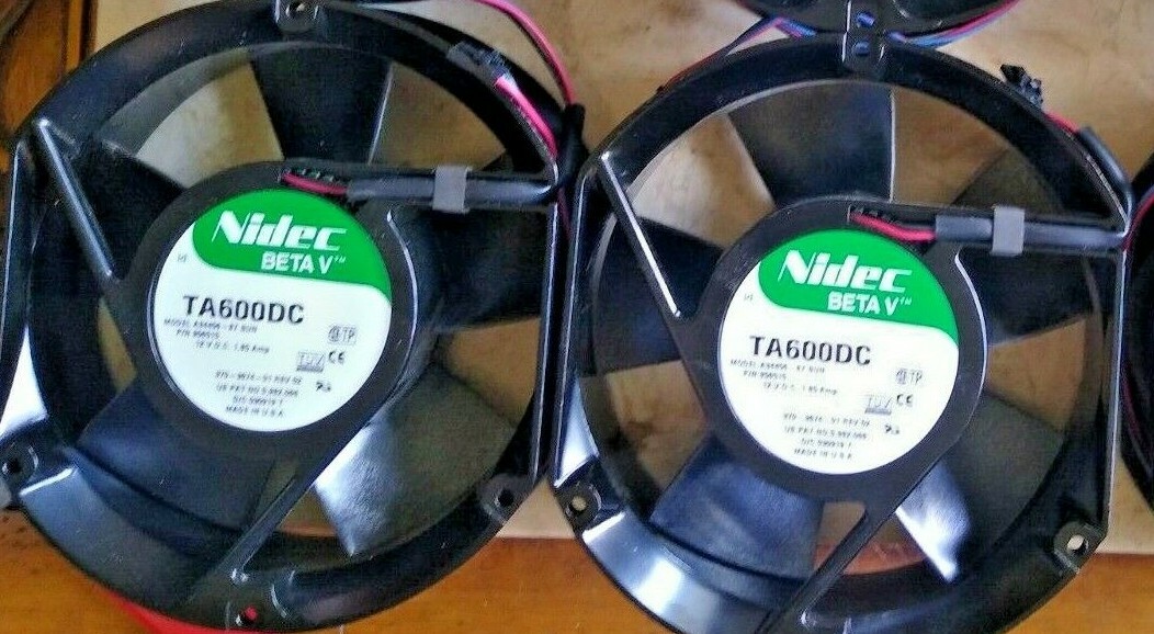 2 NEW NIDEC BETA V TA600DC A34456-87/956515 370-3674-01 REV 52 12VDC/1 ...