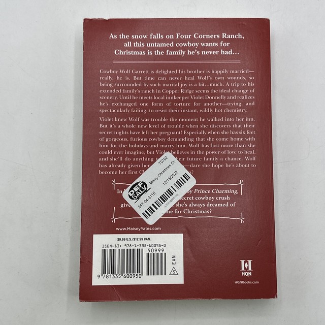 Four Corners Ranch Ser.: Merry Christmas Cowboy : A Novel by Maisey ...