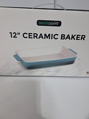 Servappetit 12" Ceramic Baker 12" x 8" x 2.5" N.I.B. (s) | eBay