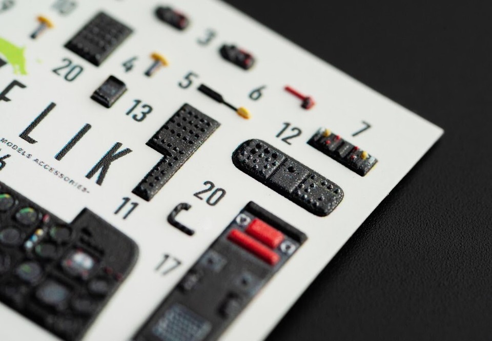 Kelik K48072 1:48 Dauphin IISA.365FAS.565SA interior 3D decal for Kitty ...