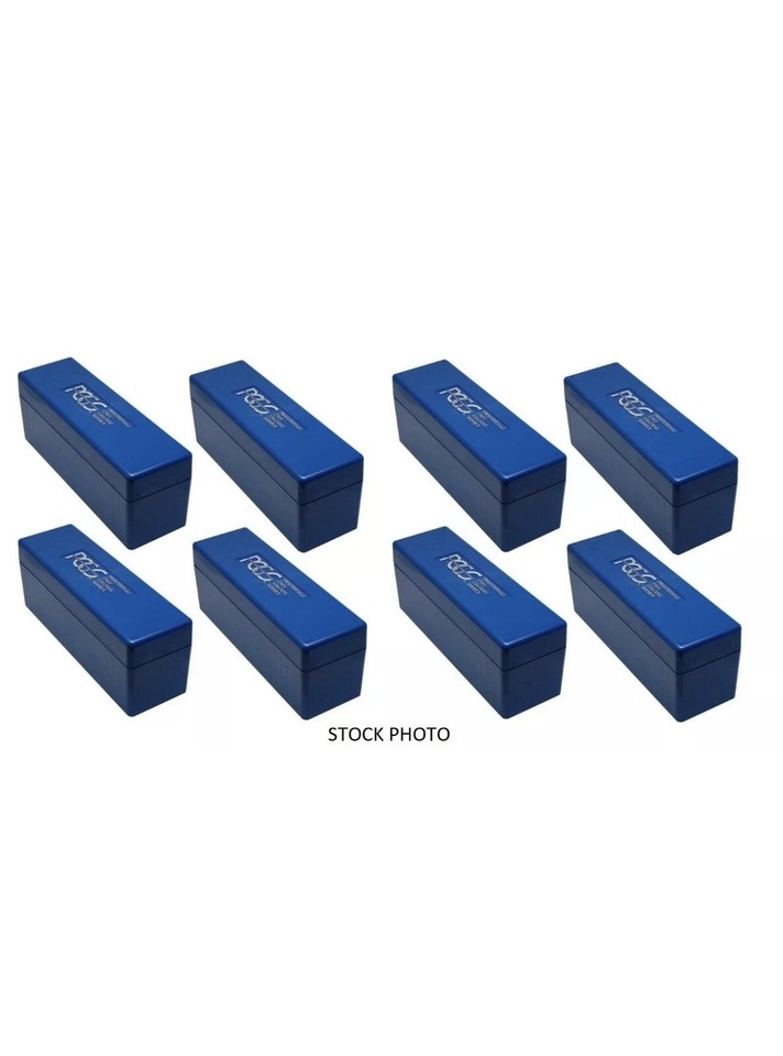 LOT OF EIGHT(8) - PCGS Slab Boxes - Used - Coin Slab Storage - Black ...