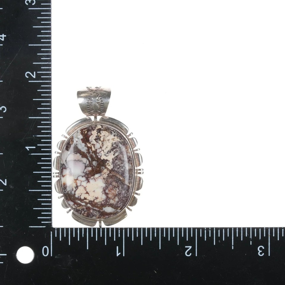 1980's Benjamin Piaso Jr Navajo Sterling wild horse jasper pendant | eBay