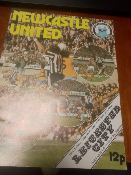 Newcastle United V Leicester City 1976/1977 Programme | eBay UK
