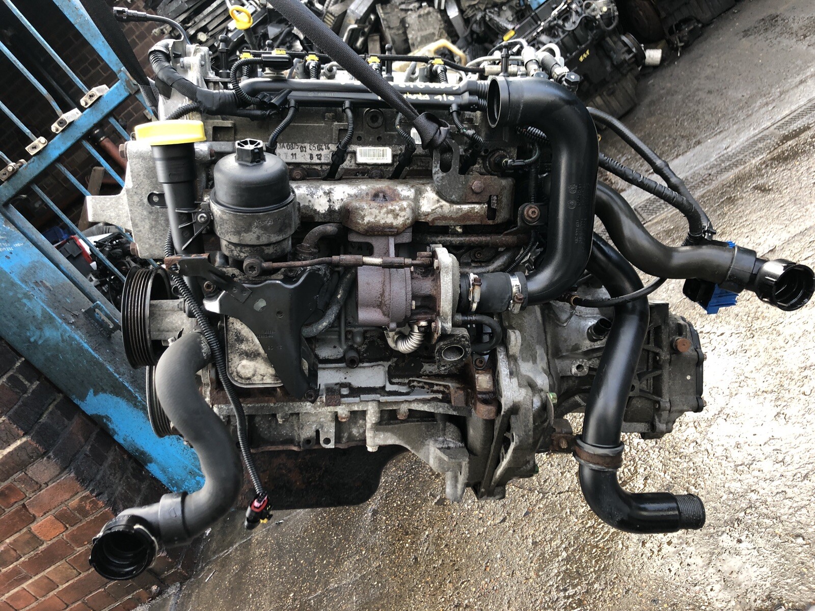 Vauxhall Corsa D 1.3 Cdti Complete Engine / Gearbox Z13DTJ 71000 Miles ...