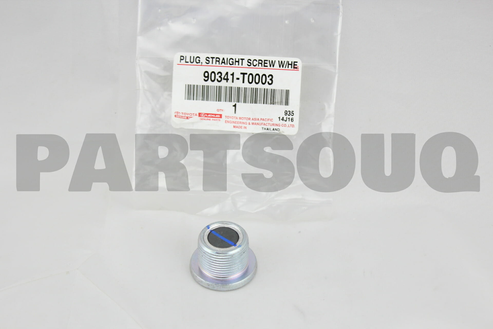 90341T0003 Genuine Toyota PLUG, FRONT DIFFERENTIAL DRAIN 90341-T0003 | eBay