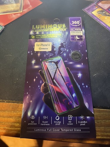 Luminous glowing tempered glass screen protector, iPhone 14 | eBay