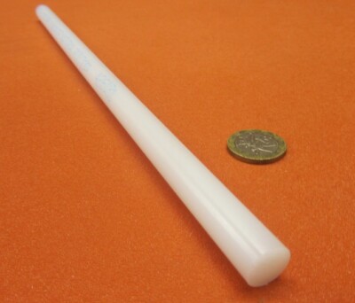 PVDF Kynar White Round Rod .500" Diameter x 12" Long | eBay