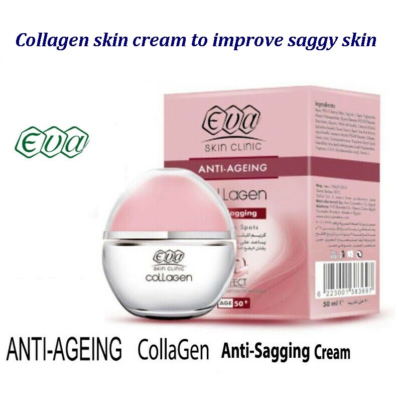 Eva Anti Ageing Collagen Anti Sagging Skin Cream 3D Effect Fragrance ...