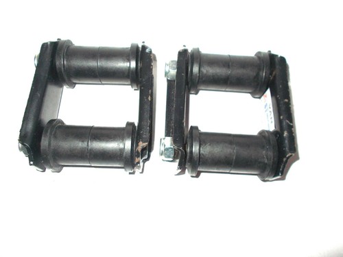 Qty 2 Leaf Spring Shackles & Bushings - Front or Rear -OEM- Suzuki ...