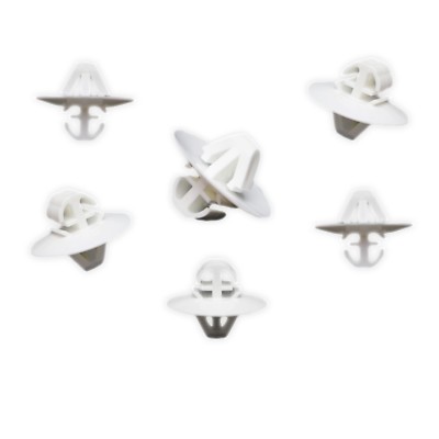 50x EXTERIOR SIDE MOULDING & DOOR PLASTIC TRIM PANEL CLIPS for MERCEDES ...