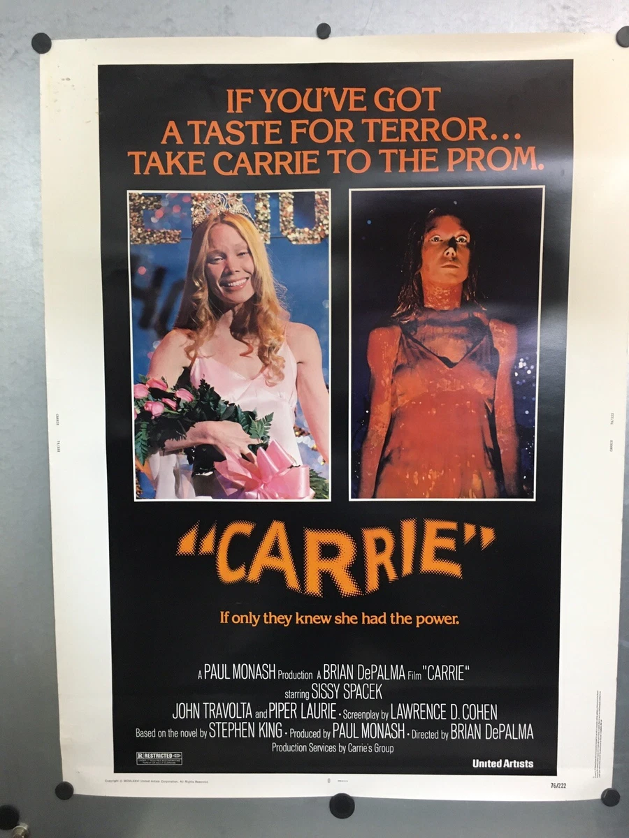 Carrie Horror Movie Original Poster
