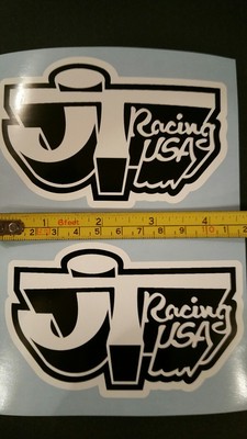 2! JT Racing sticker AHRMA Vintage Motocross VMX CR YZ RM KX 125 250 ...