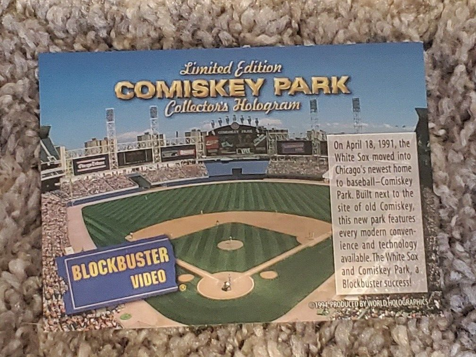 1994 Blockbuster Video Limited Edition Comisky Park Collector's ...