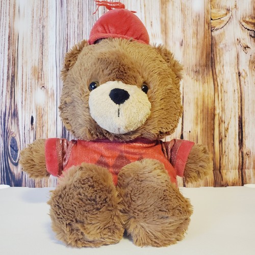 Animal Adventure Teddy Bear Plush Toddlers Stuffed Animal Brown/Red ...
