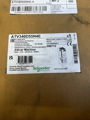 Schneider Electric ATV340D55N4E Variable Speed Drive, Altivar Machine ...