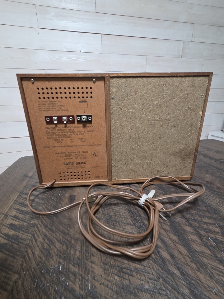 Realistic MTA-10 Vintage Radio Shack AM/FM Transistor Radio Japan ...