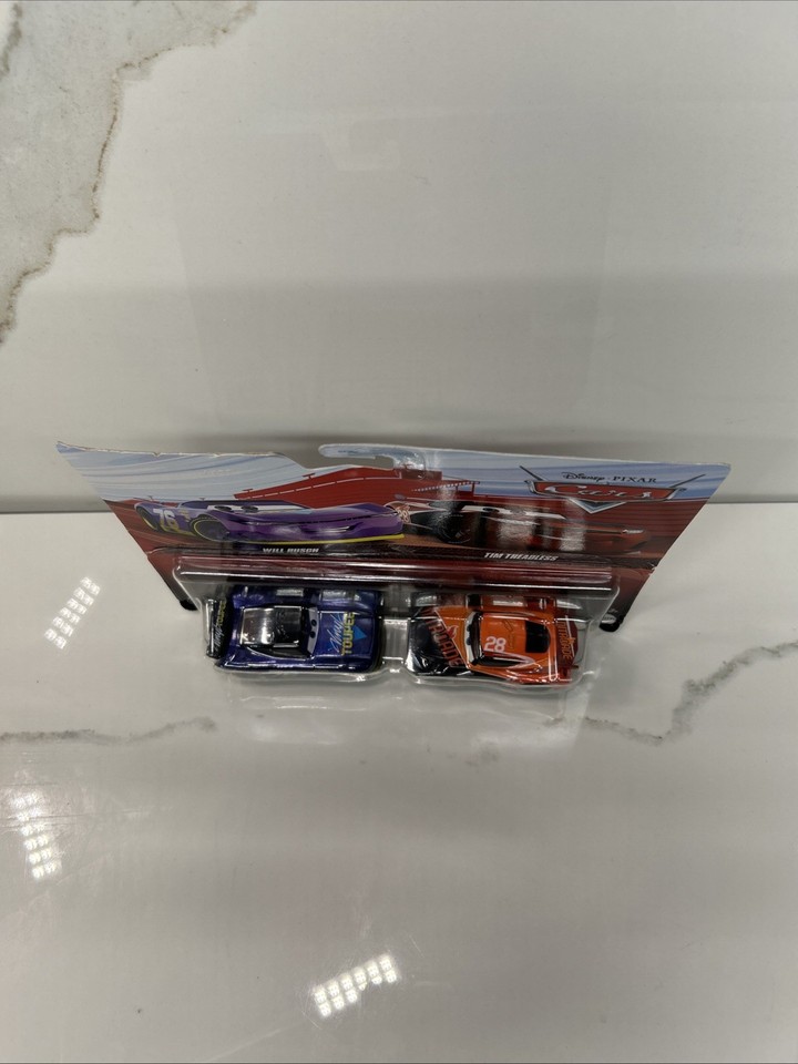 Disney Pixar Cars 3 Will Rusch #76 and Tim Treadless #28 Double Pack | eBay