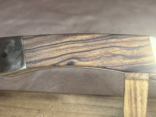 buck 110 2 dot Custom Ironwood Scale | eBay