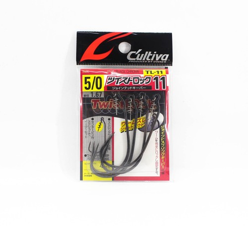 Owner TL-11 Twist Lock Jointed Keeper Worm Hook Size 5/0 (4382 ...