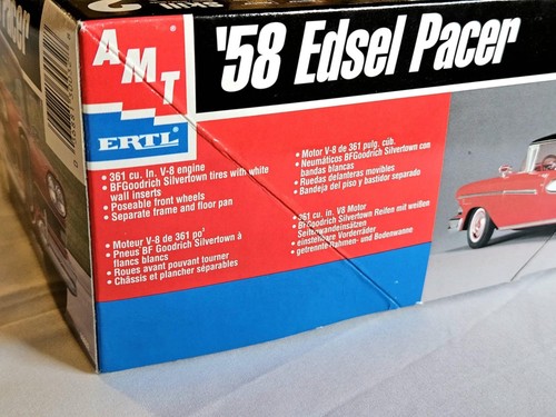 Amt Ertl 58 Edsel Pacer Plastic Car Model Kit Factory Sealed Parts | eBay