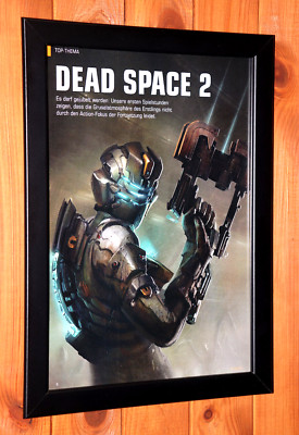Dead Space 2 Xbox 360 PS3 Old Rare Promo Small Poster / Ad Page Framed ...