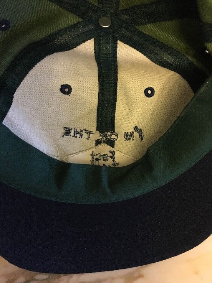 I'm on the Fast Track Hat Cap Green Trucker Cotton One Size | eBay UK