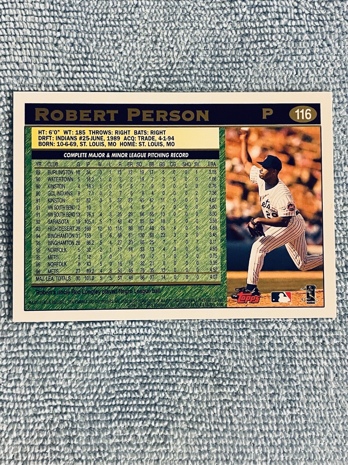 1997 Topps - #116 Robert Person for sale online | eBay