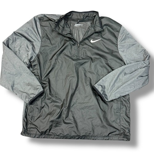 Nike Golf Pullover Softshell Windbreaker Lightweight Half Zip Jacket XL ...