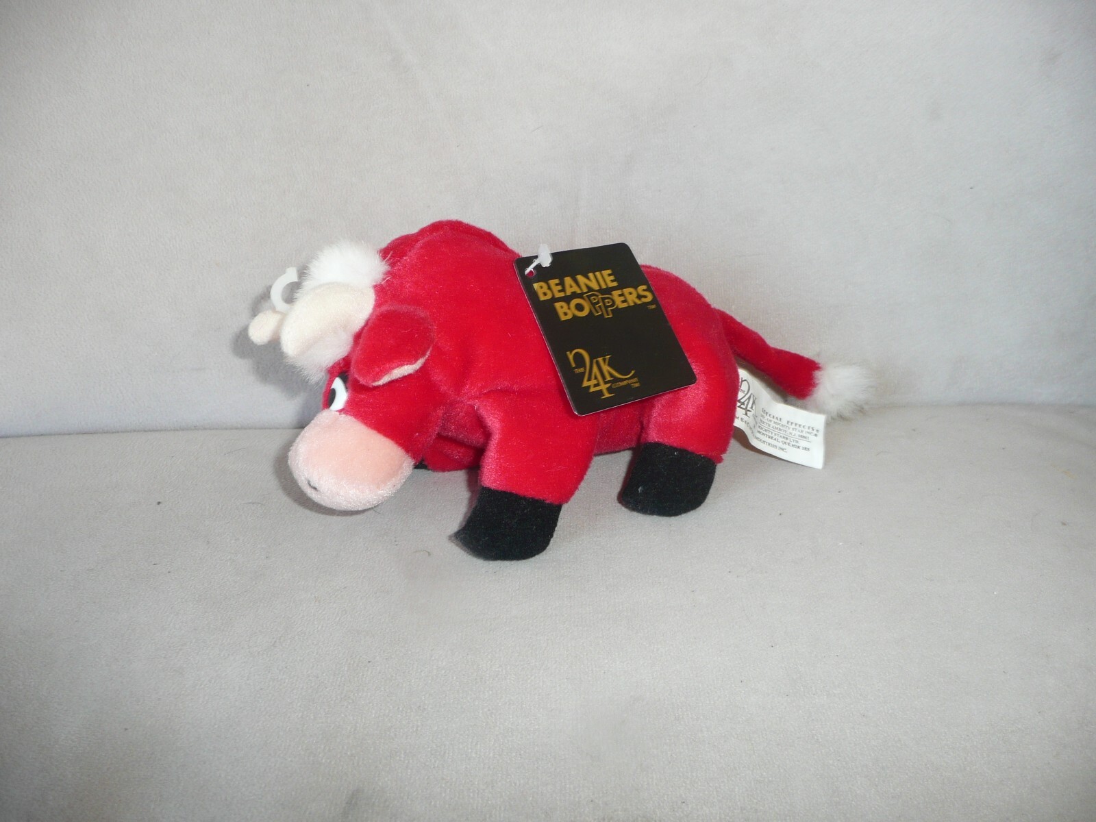 24K BEANIE BOPPERS "BANDITO THE BULL" 1997 PLUSH STUFFED ANIMAL SPECIAL ...