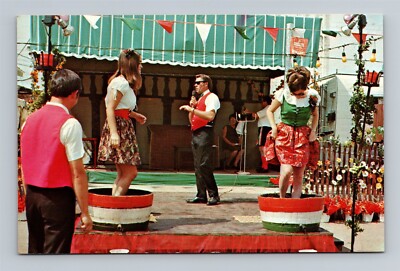 Stomping Grapes Little Italy Festival Clinton Indiana c.1971 Postcard ...