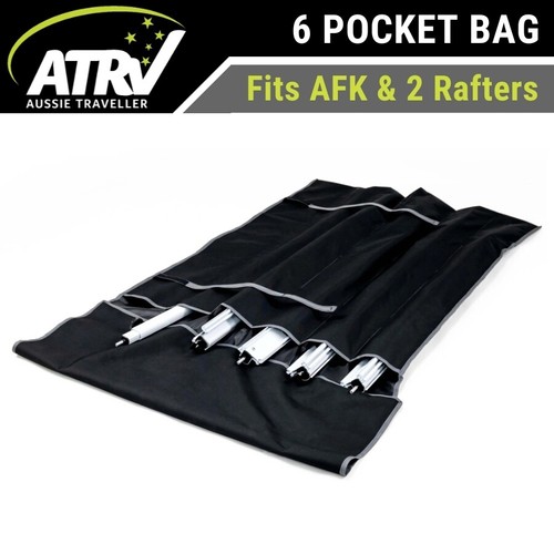 Anti Flap Kit Storage Bag Black 6 Pocket for AFK & Caravan Curved ...