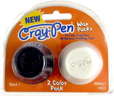 NEW 2-Pack Surebonder Cray-Pen Wax Pucks Black & White CP2-1 | eBay