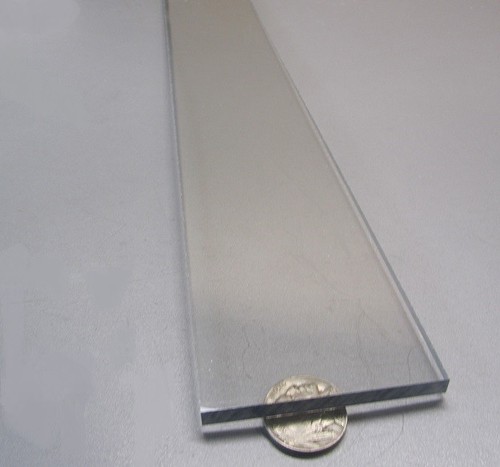 Polycarbonate Clear Bar 1/4" (.220") Thick X 2.50" Wide X 48" Long | eBay