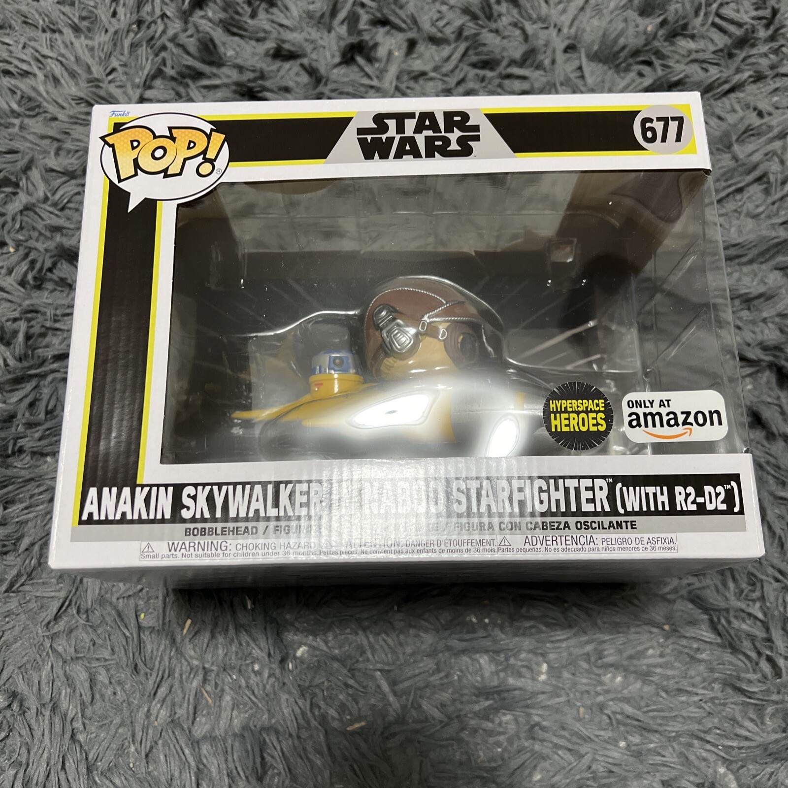 Funko Pop Ride Super Deluxe Star Wars Hyperspace Heroes Anakin Naboo ...