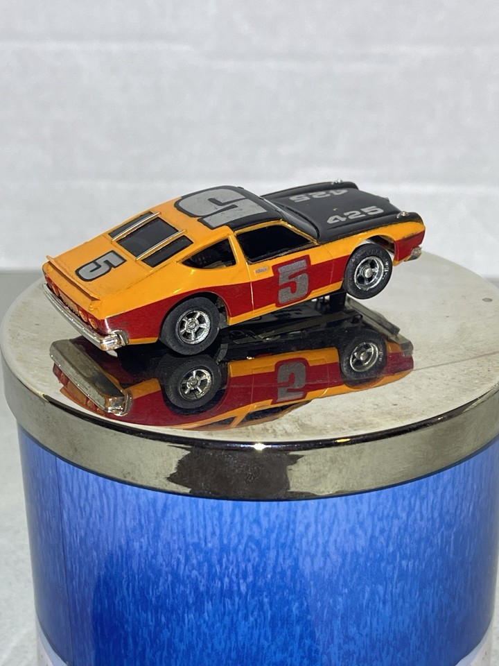 AFX 1970’s HO #5 Matador 425 Slot Car with chassis Orange Black Red | eBay